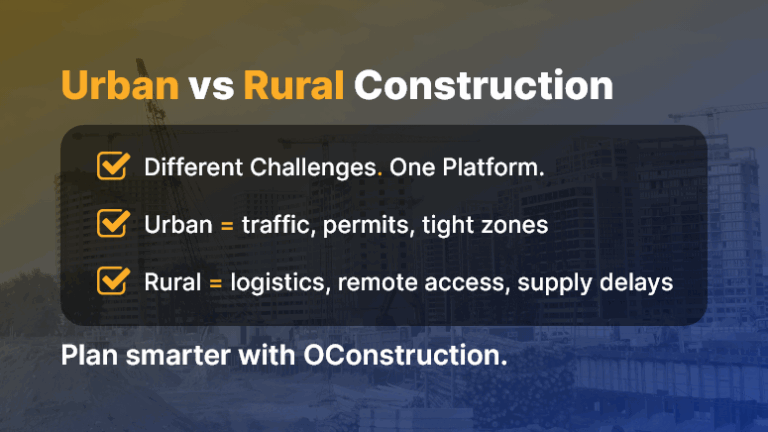Urban vs Rural Construction Planning | OConstruction Insights