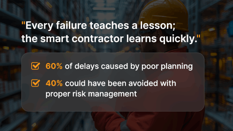 Construction Projects Lessons from Failures to Avoid Risks
