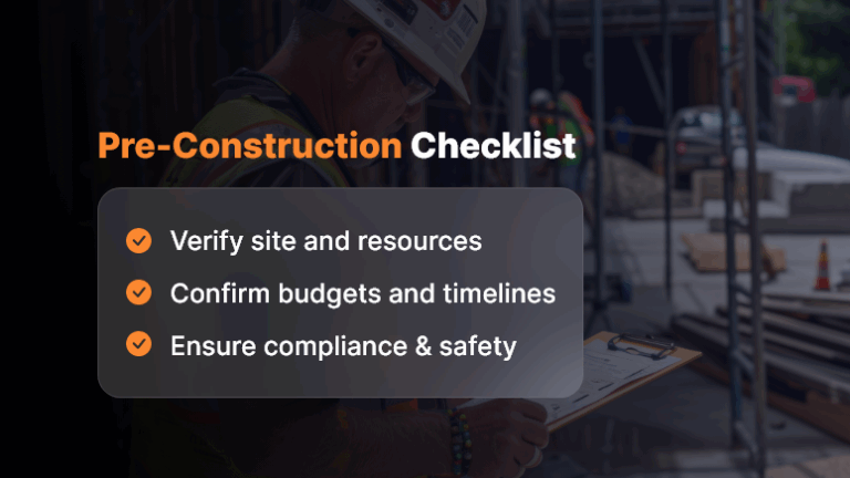 Construction Project Checklist: Ultimate Guide Before Start